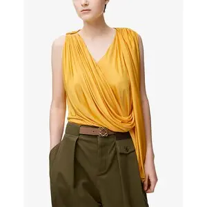 Loewe Anagram Bombé Reversible Leather Belt - Mocha/slate