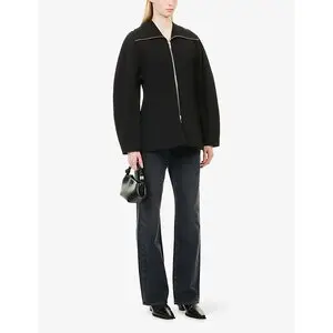 Paige Leenah Patch Pocket Wide Leg Jeans