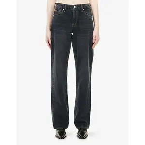 Paige Leenah Patch Pocket Wide Leg Jeans