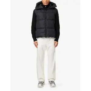 Canada Goose Hybridge Grove Hooded Knit Shell-down Jacket