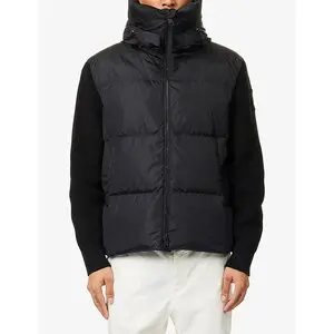 Canada Goose Hybridge Grove Hooded Knit Shell-down Jacket