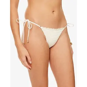 Zimmermann Awaken Crochet Flower Bikini