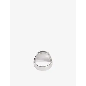 Tom Wood Cushion Larvikite Rhodium-plated Sterling Ring - Silver