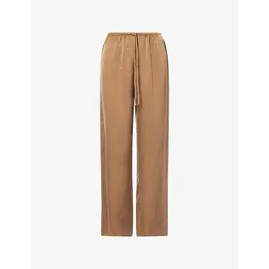 Dissh Silk Wide-leg Trousers