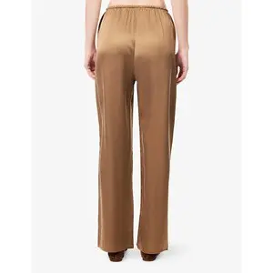 Dissh Silk Wide-leg Trousers