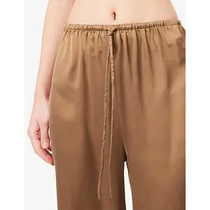 Dissh Silk Wide-leg Trousers