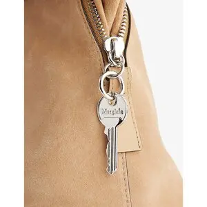 MAISON MARGIELA Soft 5ac Medium Suede Top Handle Bag - Camel