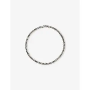 Tateossian Quadro Tennis Bracelet - Black