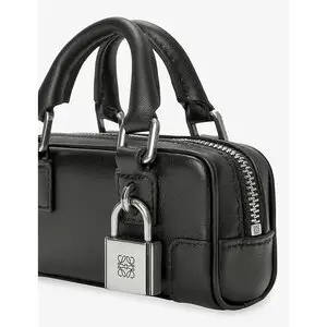 Loewe Amazona Nano Leather Shoulder Bag - Black