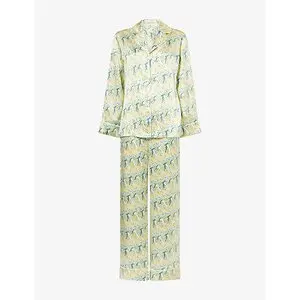 Olivia Von Halle Lila Silk Pyjama Set - Loulou