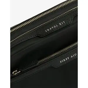 ANYA HINDMARCH Travel Kit Woven Pouch - Black