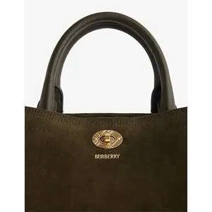 Burberry Cotswolds Suede Tote Bag