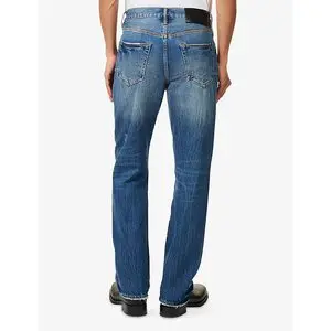 PURPLE BRAND Straight-leg Denim Jeans With Brand Patch