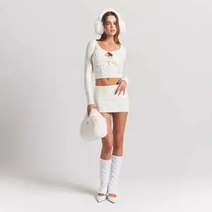 SKIMS Faux Fur Mini Bag