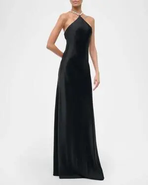 Staud Joy Maxi Dress - Black
