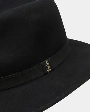 Borsalino Alessandria Wool Fedora - Black