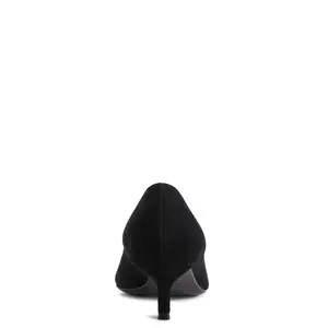 GIUSEPPE ZANOTTI Suede Pumps With Metal Detail - Black