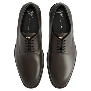 GIUSEPPE ZANOTTI Marquess Leather Derby Shoes - Brown
