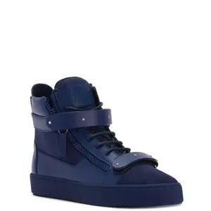 GIUSEPPE ZANOTTI Coby Matt Mid-top Sneakers - Blue