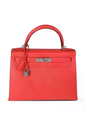 Hermès Kelly 28 Sellier Handbag - Orange