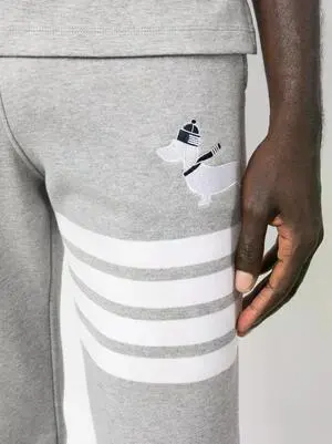 Thom Browne Hector-embroidered Track Pants