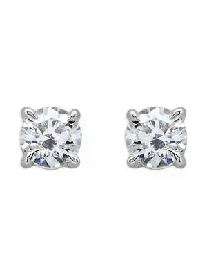 JEWELS AFICIONADO Diamond Stud Earrings - Silver