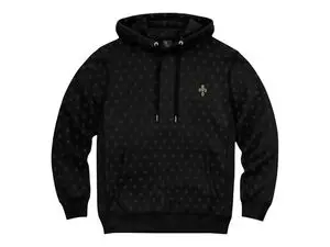 OVO Monogrammed Hoodie With Pompoms - Black