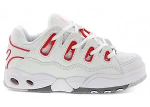 OSIRIS D3 Og Lace Up Sneakers - White/red/grey
