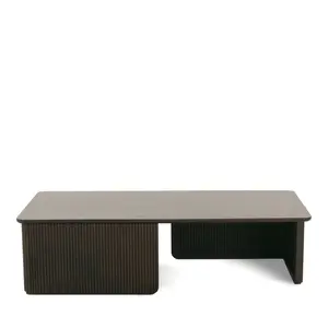 HUDSON PARK COLLECTION Rowe Fidi Rectangle Cocktail Table - Godiva