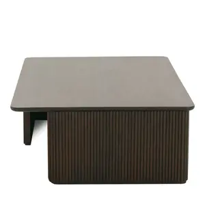 HUDSON PARK COLLECTION Rowe Fidi Rectangle Cocktail Table - Godiva