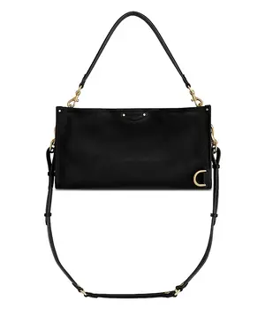 Rebecca Minkoff M.a.b. Medium Leather Shoulder Bag - Black