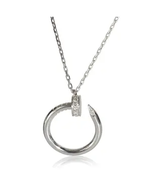 CARTIER Juste Un Clou Necklace, 16 - White