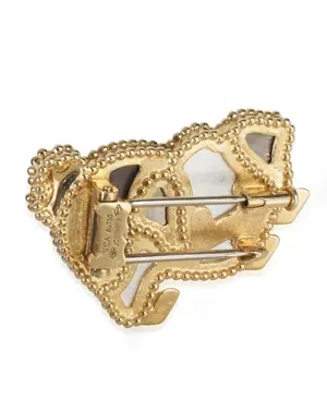VAN CLEEF & ARPELS Lucky Animals 18k Yellow Brooch