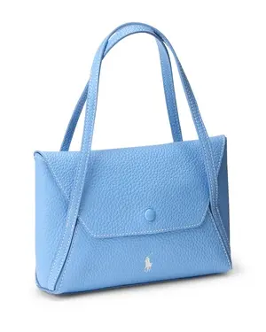 Polo Ralph Lauren Polo Play Mini Leather Envelope Bag - Blue