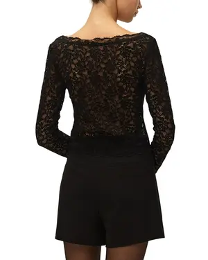 ELODIE THE LABEL Alma Lace Top