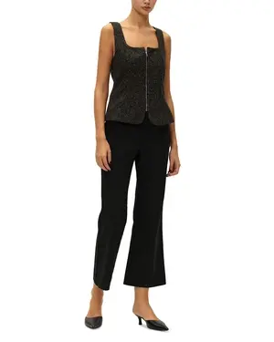 ELODIE THE LABEL Ellen Zip Front Top