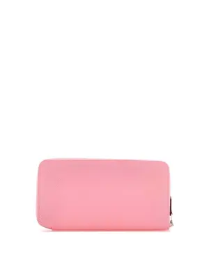 HERMES Long Azap Zip Around Wallet Silk'in Epsom - Pink