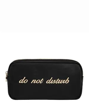 Stoney Clover Lane Embroidered Small Pouch - Noir