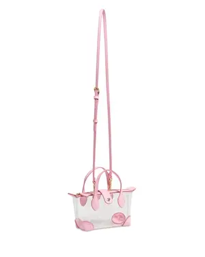 Stoney Clover Lane Clear Pouchette Crossbody Bag - Flamingo