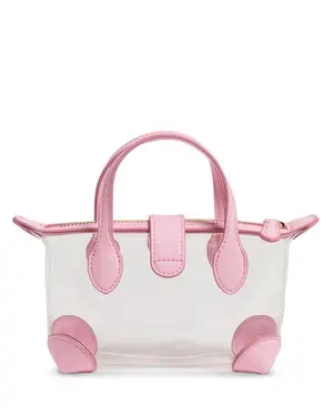 Stoney Clover Lane Clear Pouchette Crossbody Bag - Flamingo