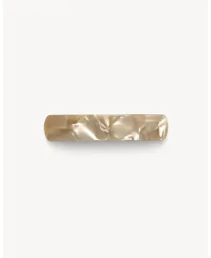 MACHETE No. 3 Heirloom Barrette - Sand Shell