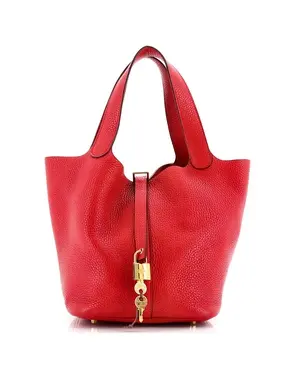HERMES Mm Picotin Lock Bag Clemence