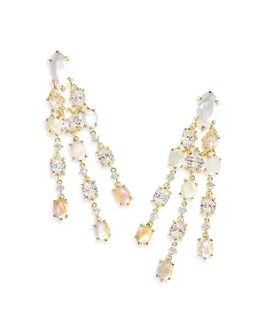 Kendra Scott Nano Gem & Cubic Zirconia Cailin Chandelier Drop Earrings - Gold