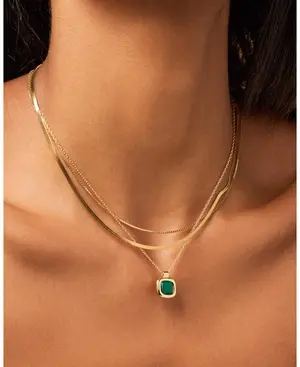 ANA LUISA Clara Mother Of Pearl Pendant