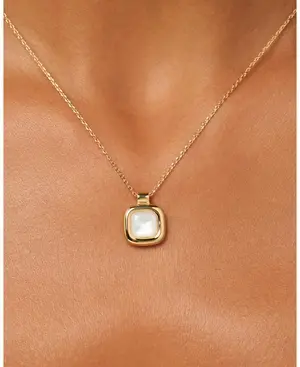 ANA LUISA Clara Mother Of Pearl Pendant