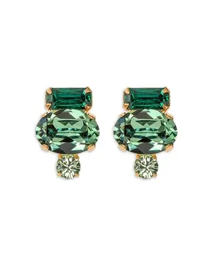 JENNIFER BEHR Cleo Earrings Green