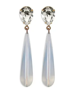 JENNIFER BEHR Caroline Drop Earrings - White