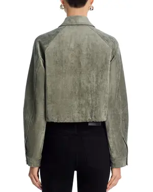 Blanknyc Faux Suede Zip Up Jacket