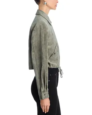 Blanknyc Faux Suede Zip Up Jacket