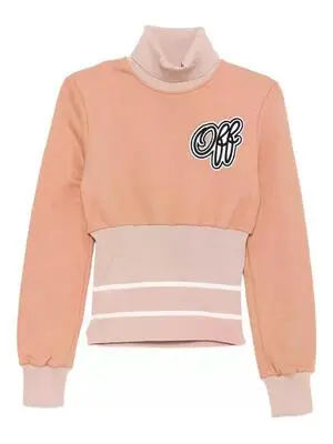 Off-White Ribbed Sweatshirt